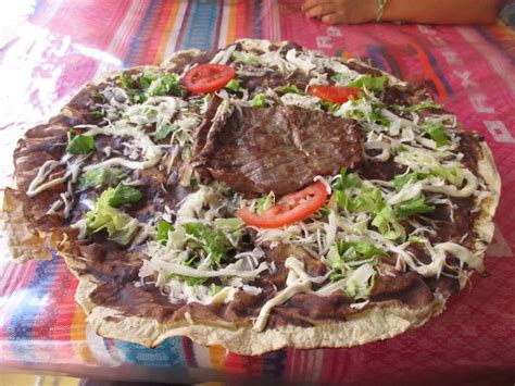 Tlayuda De Tasajo Authentic Mexican Cuisine