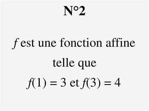 Fonctions affines Série 2 ppt télécharger