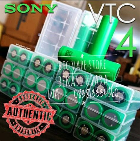 Jual AUTHENTIC Batre SONY VTC 4 2100mAh 30A Battery SONY VTC4