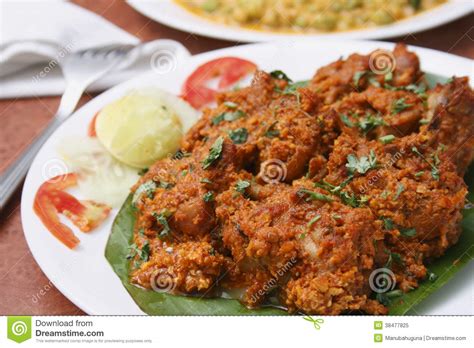 Chicken Sukka A Preparation From Mangalore Stock Image Image Of