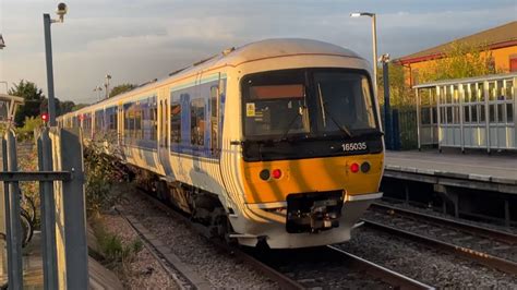 Chiltern Railways Class 165 S Departing Bicester Village Youtube