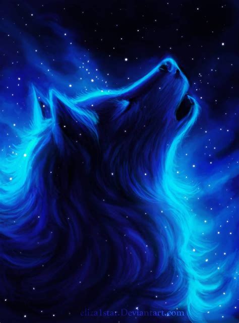 Anime Wallpaper Galaxy Cool Wolf