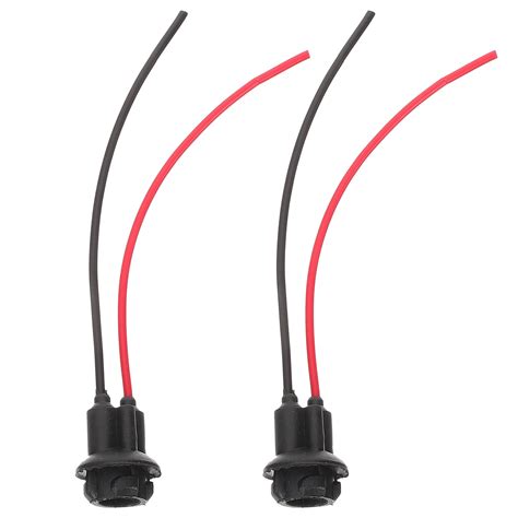 2pcs Bulb Socket Holders Replacement Car Light Bulb Extension Socket Compatible With T10