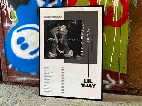 Lil Tjay True 2 Myself Album Cover Poster 3
