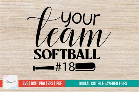 70 Softball Team Svg Designs And Graphics