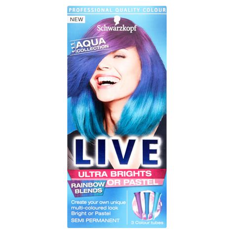 Schwarzkopf Live Ultra Brights Or Pastel Aqua 111 Collection Semi