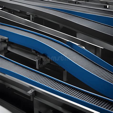Conveyor Belt In Industry Ai Generatet Stock Illustration Illustration Of Motion Ecofriendly
