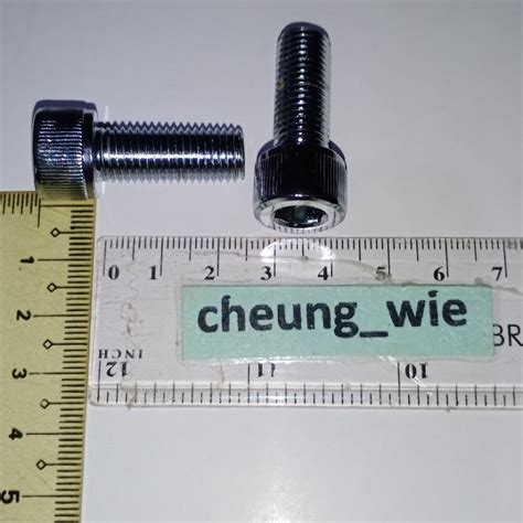 Jual Baut Kunci L 14 25mm Chrome Shopee Indonesia