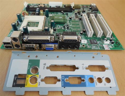 Acer Power Se V76m Mainboard Blende Sockel 370 Pci Retro Serial Usb