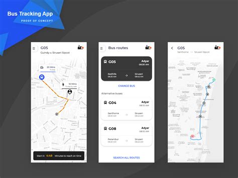 Bus Tracking App Enterprise App By Venu On Dribbble