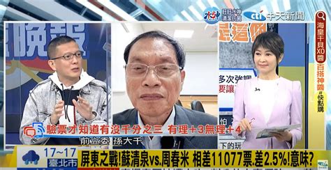 【影】獨盧秀芳辣晚報 無效票比輸得多！蘇清泉：不是輸不起「周春米要驗得起」 Yahoo奇摩汽車機車