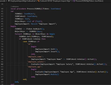 import a json file into business central dynamicsbusinesscentralblog
