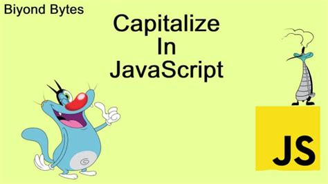 How To Capitalize The First Letter Of A String In Javascript A