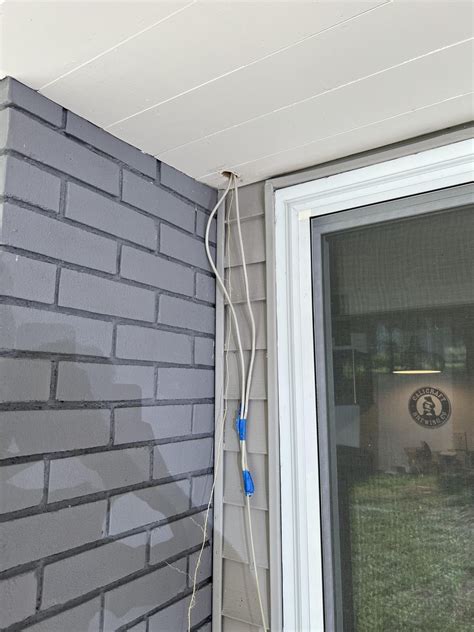 How Would You Seal Up Two Outdoor Ethernet Drops Rhomeimprovement