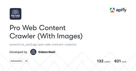 Pro Web Content Crawler With Images Mcp Server · Apify