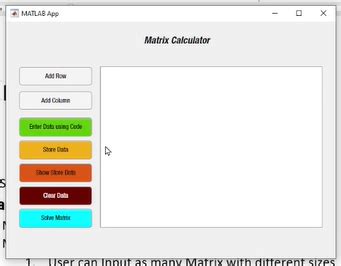 Make A Program Using MATLAB App Chegg