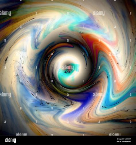 Digital Art Abstract 3d Objects With Soft Lighting Germany Stock