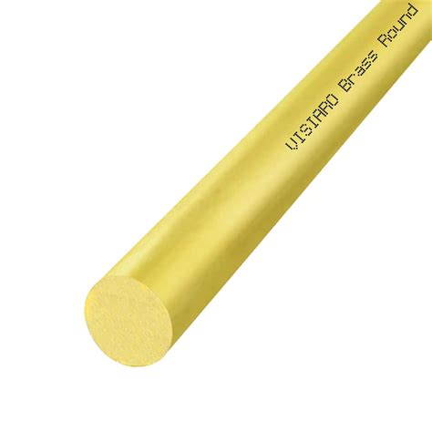 Visiaro Hard Brass Round Bar Rod 1mtr Outer Dia 3 Mm Pack Of 5