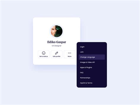Day 1514Profile Card UI Design On Behance