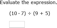 IXL Evaluate Numerical Expressions Th Grade Math