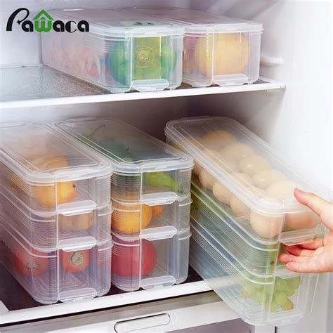 Пластиковые ящики для хранения, коробка для хранения холодильника ...