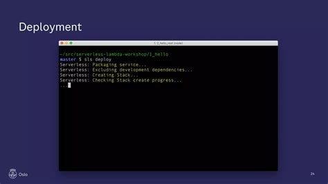building applications with serverless framework and aws lambda ppt