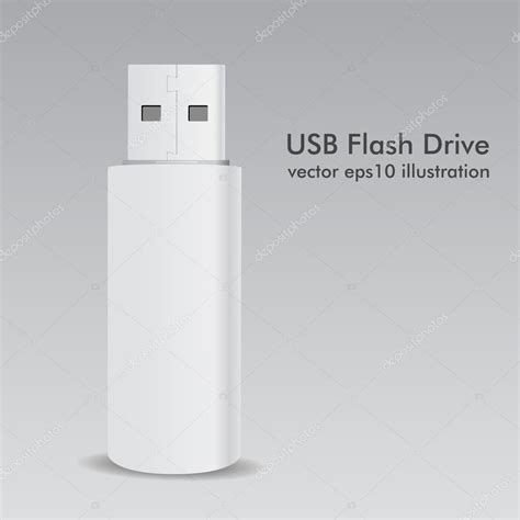 Vector Usb Flash Drive Stock Vector Image By ©human306 6663407