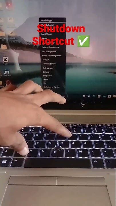How To Shutdown Your Laptop Shutdown Shortcut Key Shorts