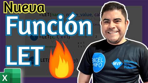 Nueva Función LET en Excel Variables en fórmulas y funciones Sergio Alejandro Campos
