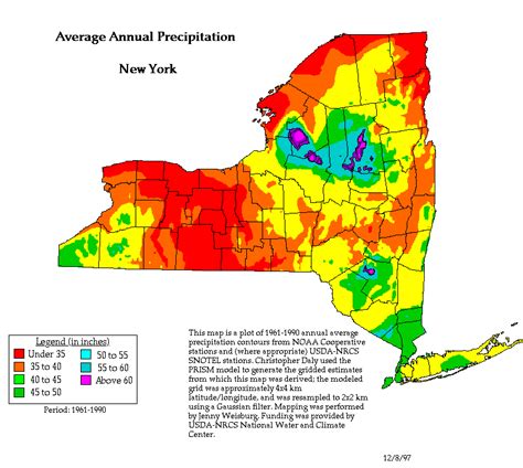 Annual Rainfall Map Washington State