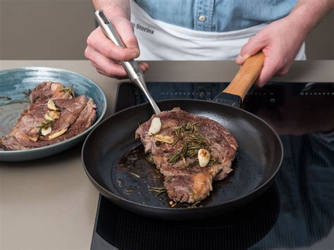 Pan Fried Steak With Basil Butter Recipe Kitchen Stories