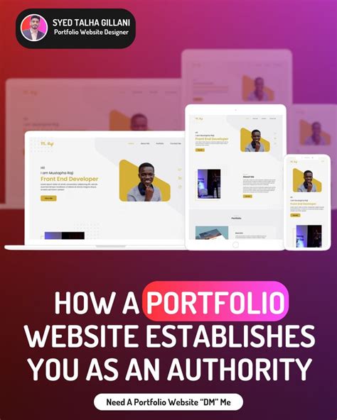 syed talha gillani on linkedin portfoliowebsite