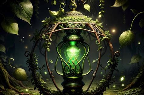 Premium Ai Image Creative Abstraction Of Vine Man In Light Bulb In