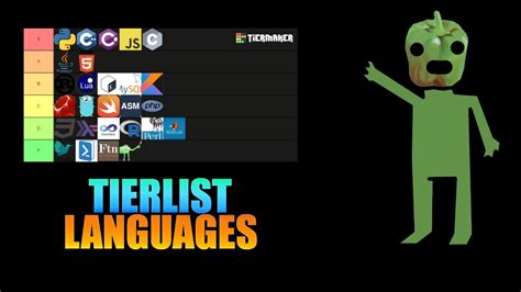 the ultimatier programming language tier list youtube