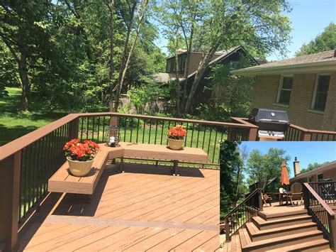 Timbertech Decking In Brown Oak Deck Builders Deck Timbertech Decking