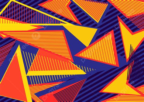 Geometric Tiled Abstract Modern Colorful Background Geometric