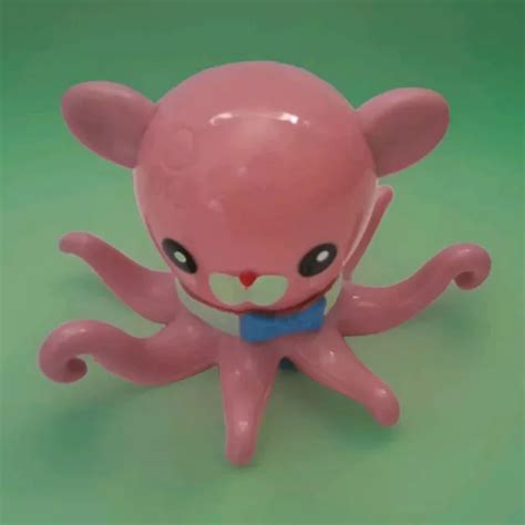 Octonauts 2and Toy Figure Professor Inkling Cbeebies Mattel No Gup Pink