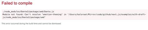 Cant Use Dante2 With React Or Nextjs At All · Issue 188 · Michelson
