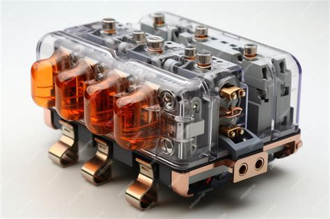 Premium Ai Image Fuse Terminal Block On White Background