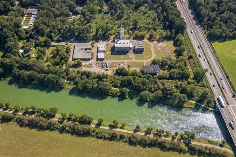 Luftaufnahme Hünxe Verdichterstadion und Pumpwerk für Erdgas