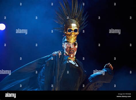 Grace Jones On Day 2 Of The 2018 Henley Festival Featuring Grace