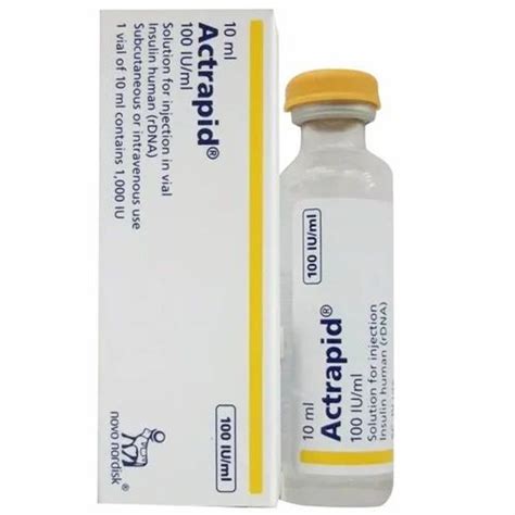 Actrapid Insulin Human Rdna Solution 100uml At Rs 380piece In Rajkot