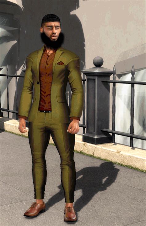 Classic Man Suit Top And Bottom Formal Shoes Fixe Tumbex