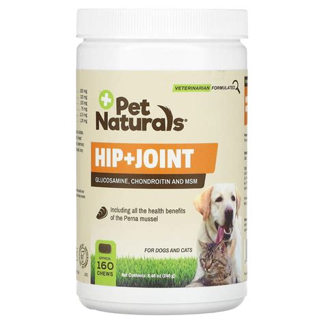 Pet Naturals, Hip + Joint, добавка для поддержки здоровья суставов, для ...