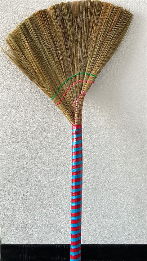 Authentic Handmade Asian Broom Straw Broom Made In Vietnam 40