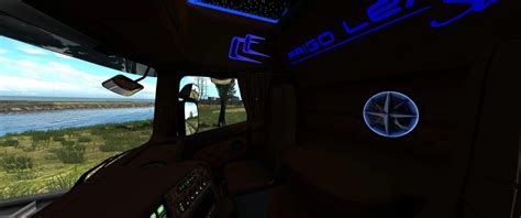 Scania RJL Interior Frigo Leader Sarantos Style ETS Euro Truck Simulator Mods