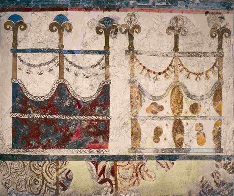 Минойские фрески реконструкция Пикабу