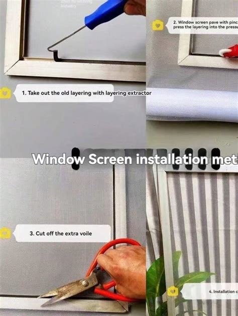 Full Window And Screen Door Repair Kit Large Carbon Fiber Mesh Roller