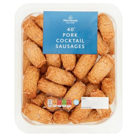 Morrisons Pork Cocktail Sausages 40 Pack Morrisons Online Groceries