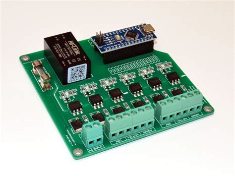 6CH Traffic Light Controller Arduino Based Programmable Board